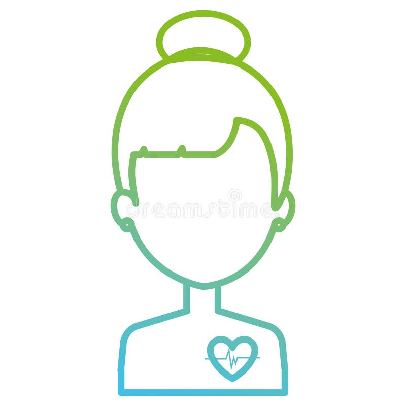 Heart Cardio With Strong Hands Stock Illustration Illustration Of