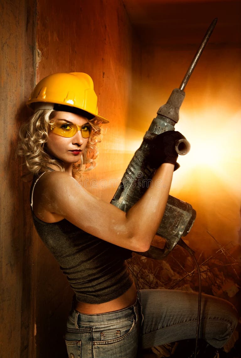 1,244 Woman Demolition Stock Photos - Free & Royalty-Free Stock Photos ...