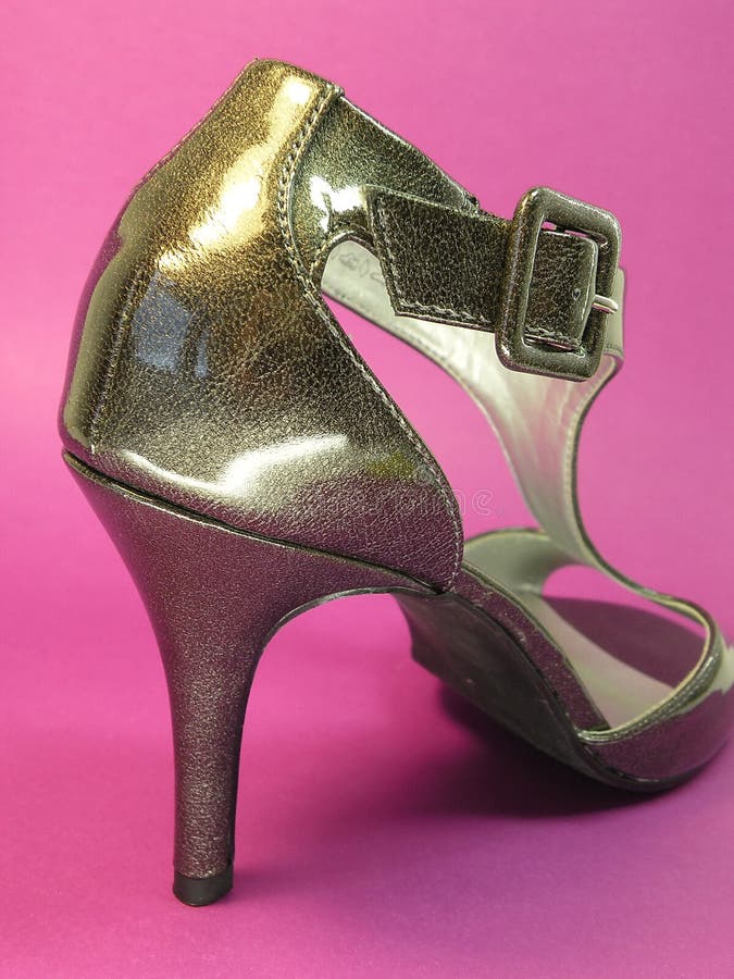 Red high hell shoes stock image. Image of isolated, heel - 41106551