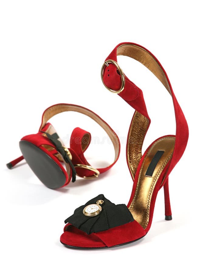 Woman high shoe stock photo. Image of isolated, white - 15908826