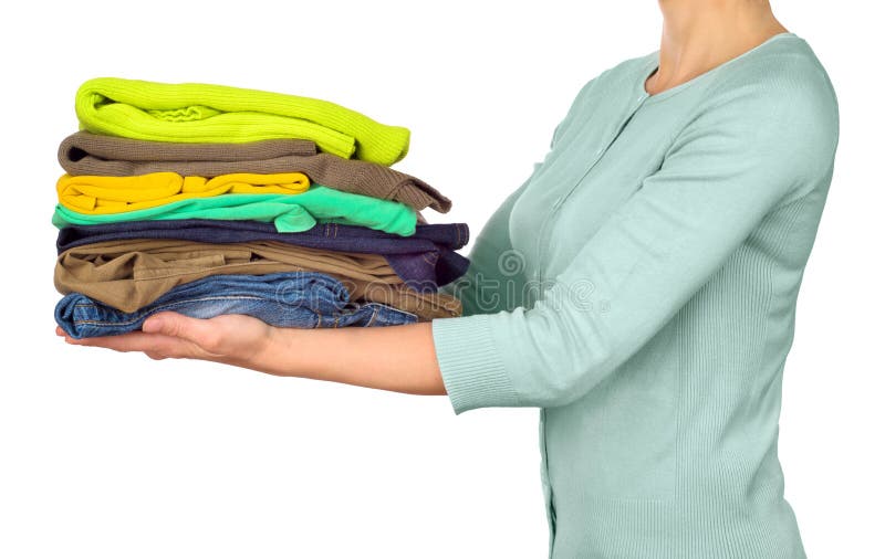 Pile of clothing stock photo. Image of casual, fabric - 55498954