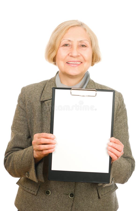 Woman holding a clipboard stock photo. Image of concept - 16383302