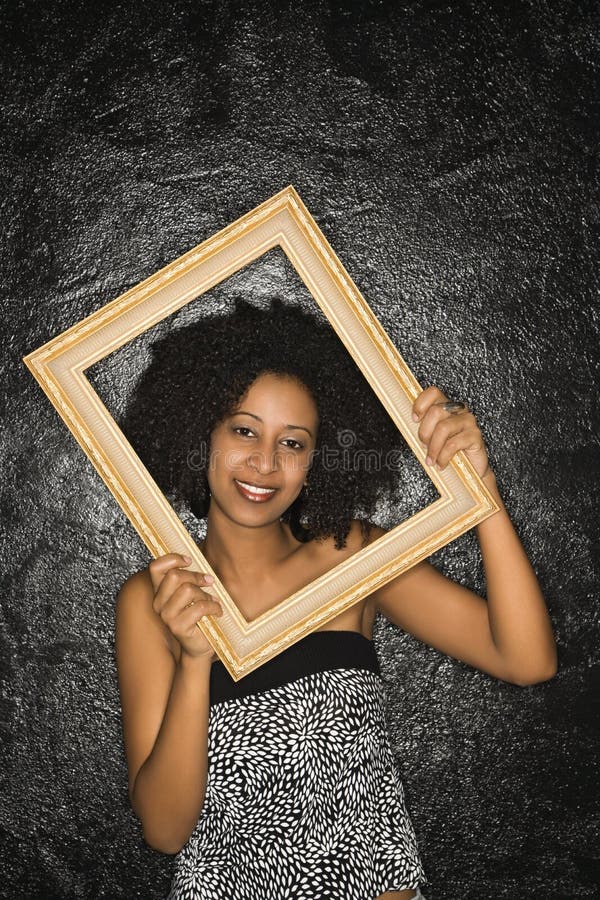 200+ Woman holding frame Free Stock Photos - StockFreeImages