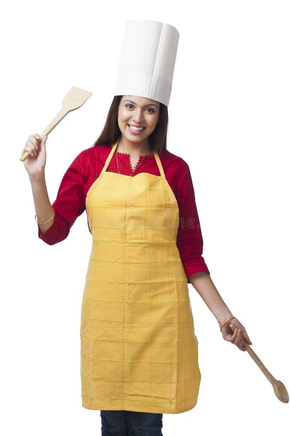 Woman Holding Kitchen Tools Stock Image - Image of drink, kitchen: 36387999