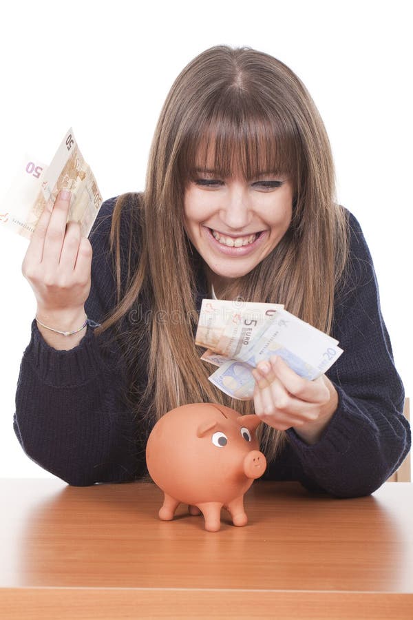 Woman eating bread stock photo. Image of cute, beautiful - 17831836