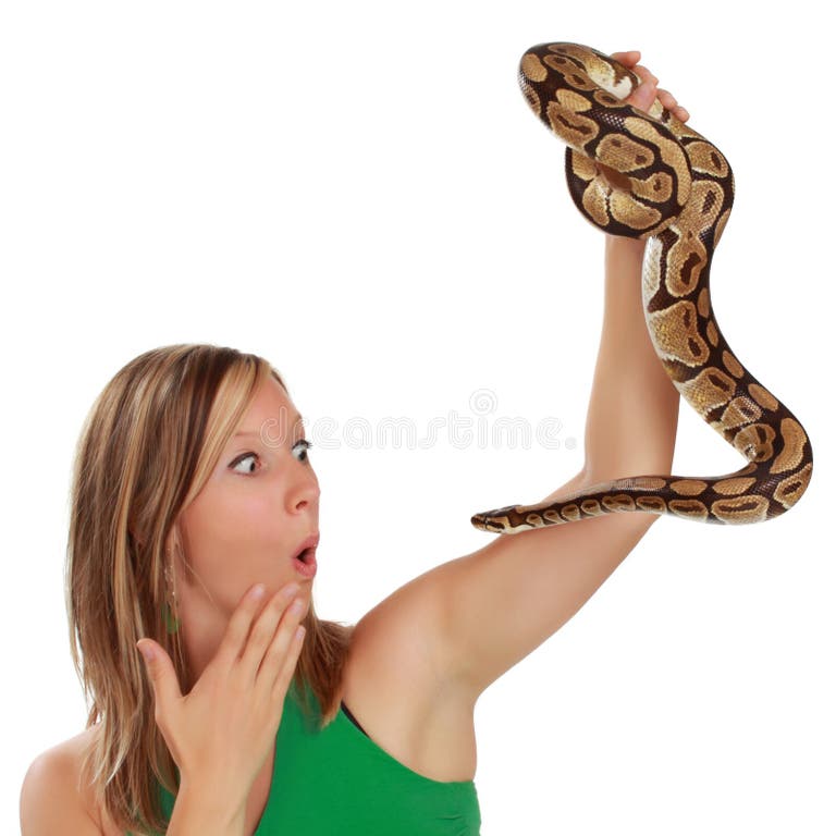 1,670 Woman Holding Snake Stock Photos - Free & Royalty-Free Stock ...