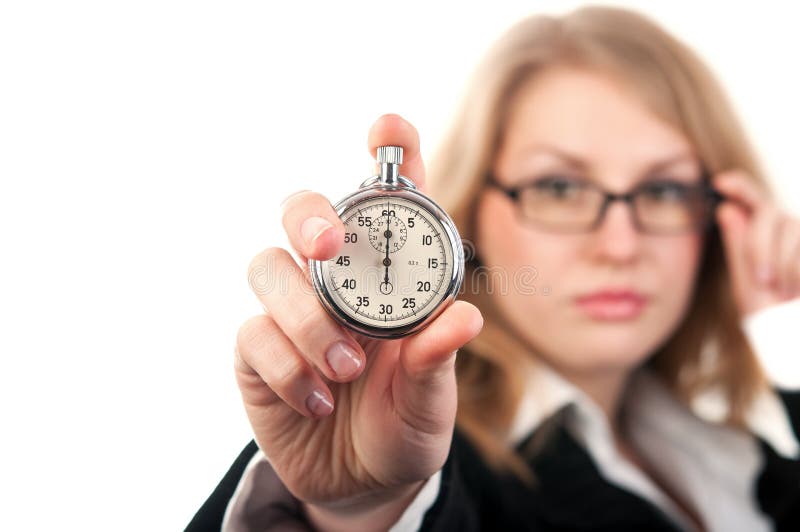 Clock Ticking Stopwatch Woman Hand Stock Photos - Free & Royalty-Free ...