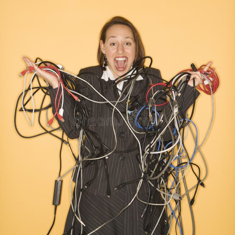 Tangled Wires stock photo. Image of sound, corporate, knotted - 9197560