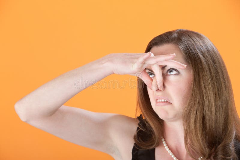 152 Female Nose Pinch Stock Photos - Free & Royalty-Free Stock Photos ...