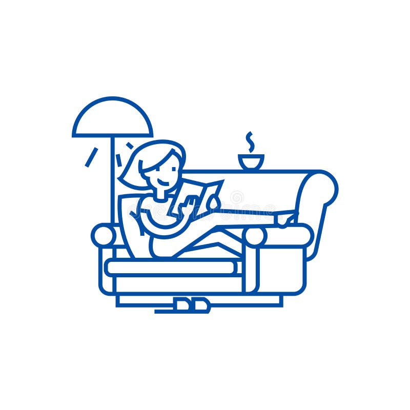 Boy Reading Book Line Icon Concept. Boy Reading Book Flat Vector Symbol ... Boy Reading Book Line Icon Concept. Boy Reading Book Flat Vector Symbol ...
