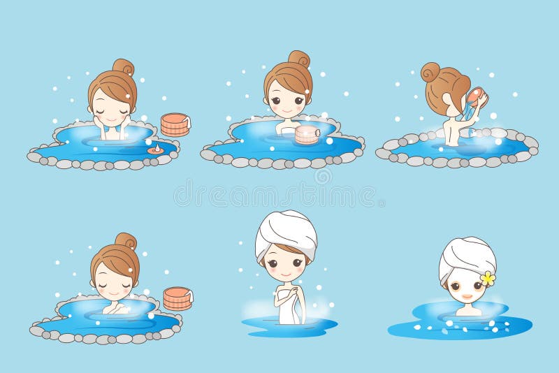 Hot Spring Bath Japan Stock Illustrations – 382 Hot Spring Bath Japan ...