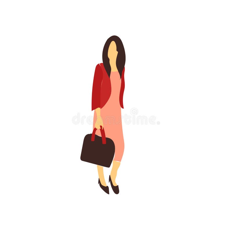 Woman Icon Vector Isolated on White Background, Woman Sign Stock Vector ...