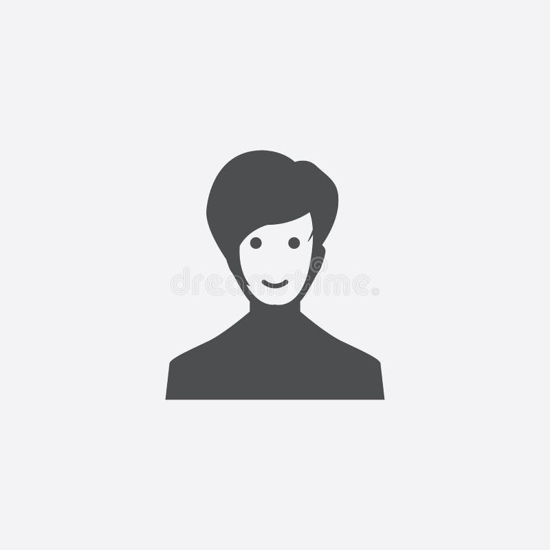 Woman icon for web and UI stock vector. Illustration of human - 159592925