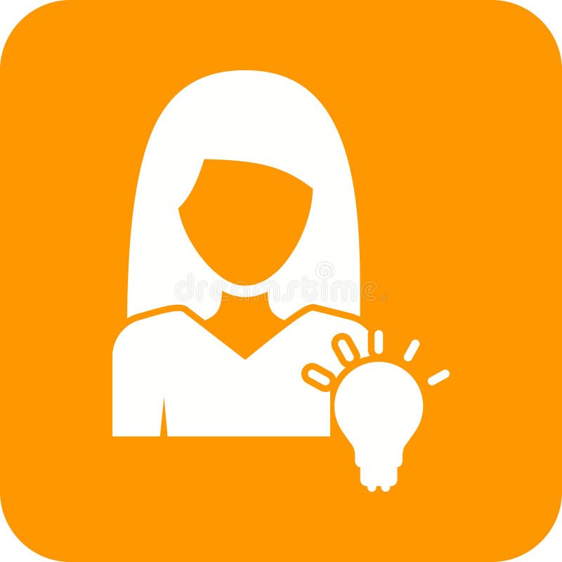 Woman Idea stock vector. Illustration of vector, creative - 82856067