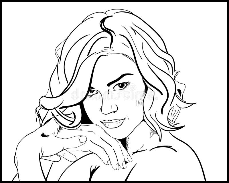 Drowing Woman Stock Illustrations – 44 Drowing Woman Stock ...