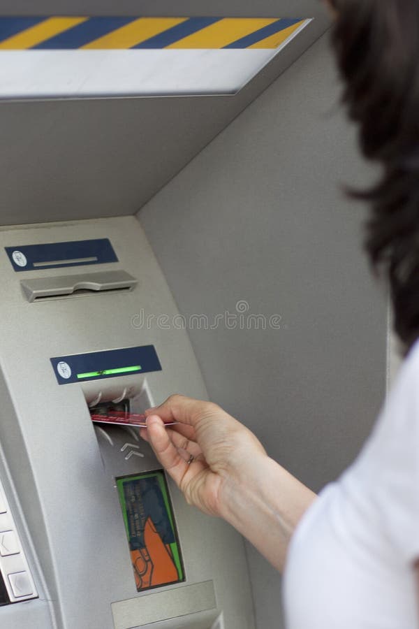 ATM machine stock photo. Image of financial, banking, business - 1301948