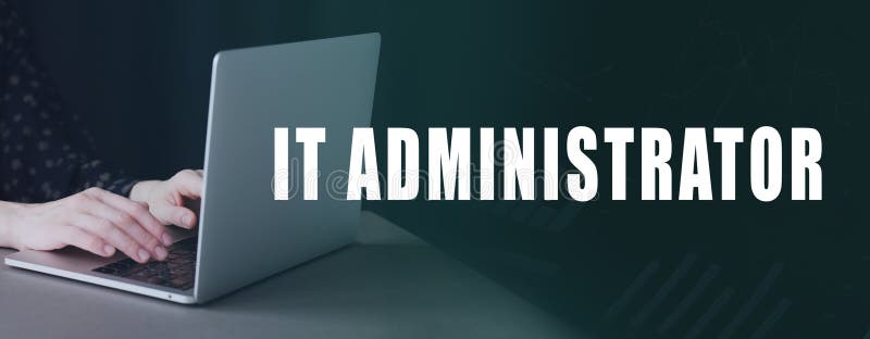 Woman Installing, Configuring System Settings at Laptop. Computer ...