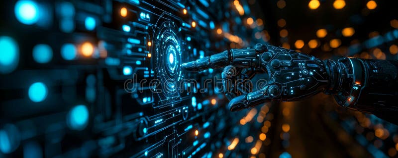 A Woman Interacts with a Holographic Virtual Assistant through a Chat ...