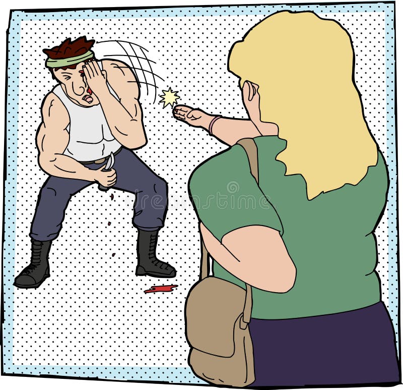 Woman Jabbing Stock Illustrations – 2 Woman Jabbing Stock Illustrations ...