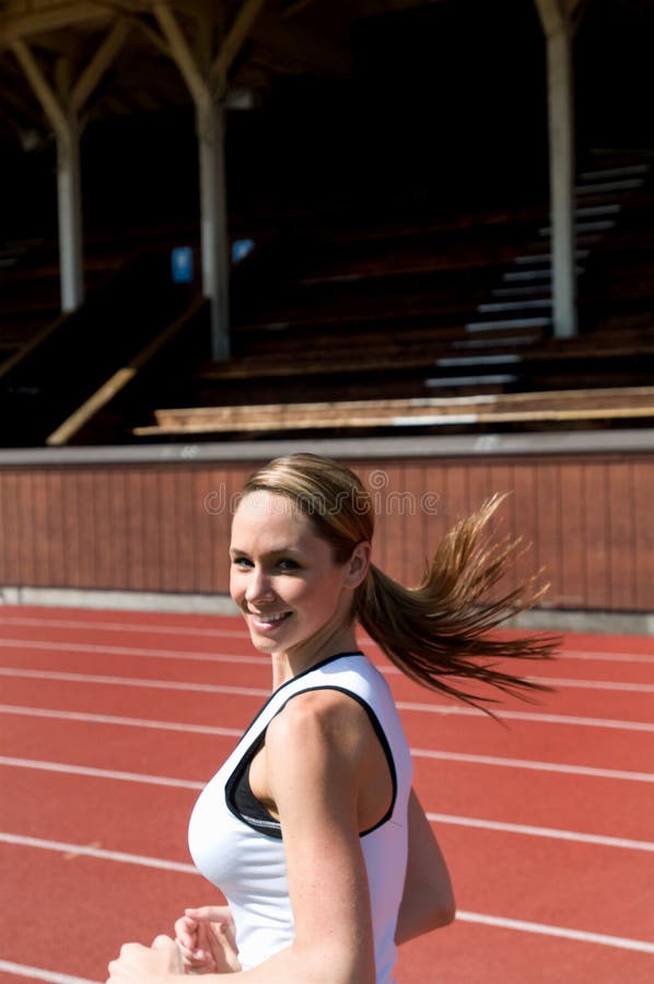 Woman Jogging stock image. Image of outdoors, jogging - 7215735