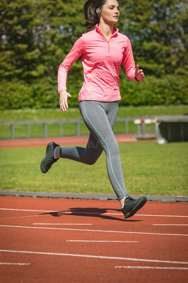 Woman jogging in the park stock photo. Image of jogging - 101221358
