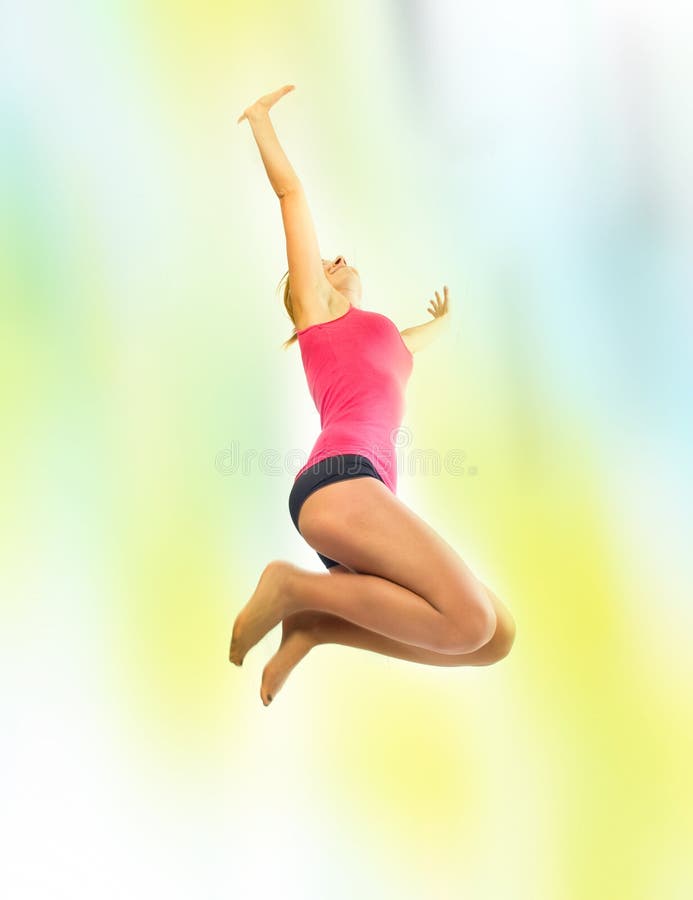 Woman jump stock image. Image of gymnastics, breakdance - 11192255