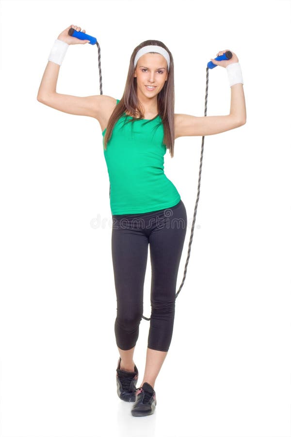 Jump rope stock photo. Image of length, cheerful, lifestyle - 33647342