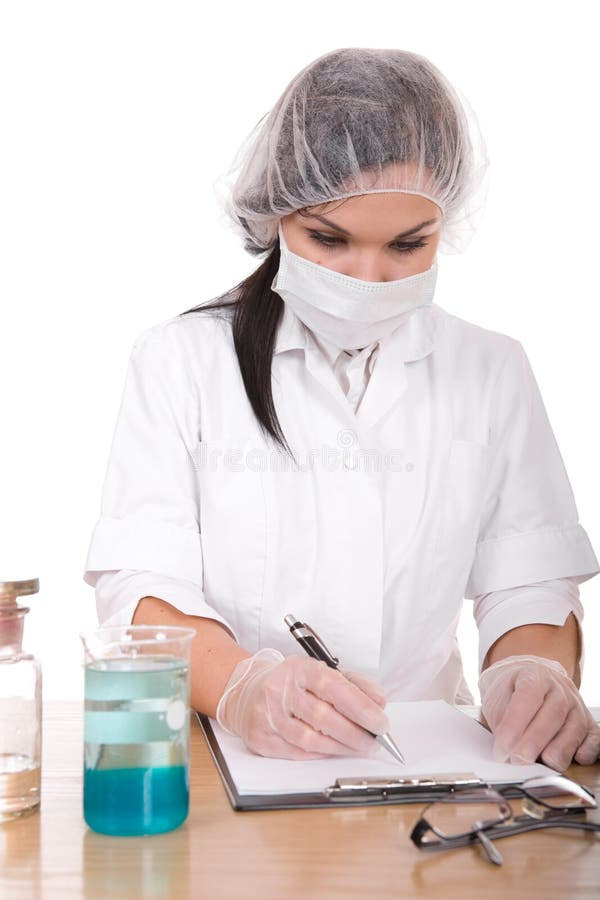 Woman in lab stock image. Image of laboratory, biotechnology - 7103939