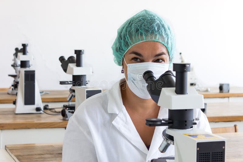 Woman in laboratory stock photo. Image of biochemistry - 26738146