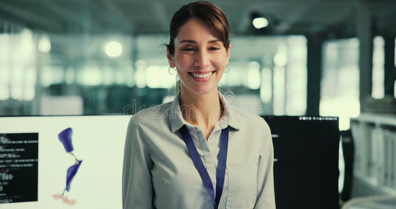 Woman, Laboratory and Science for Prosthetic Design, Smile and Face by ...