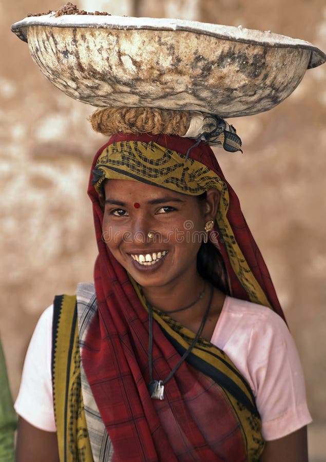Woman Labourer in India editorial stock image. Image of manual - 4239479