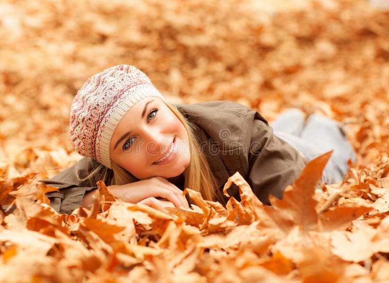 Woman lay on the ground stock image. Image of person - 27353371