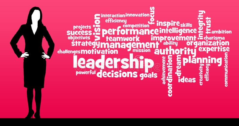 Woman leadership stock illustration. Illustration of good - 53878779