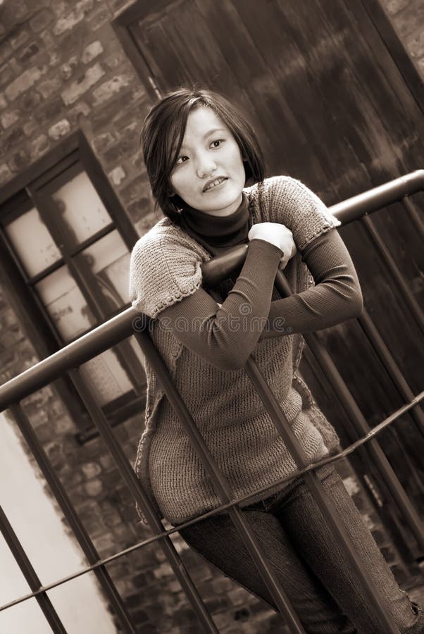 Woman lean stock image. Image of character, clean, face - 12940947