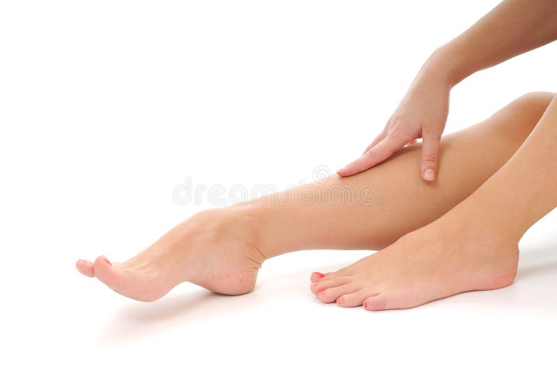 Woman leg care c stock photo. Image of human, foot, fresh - 9385952