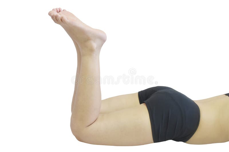 Woman Legs Isolated On White Background. Stock Image - Image of long ...
