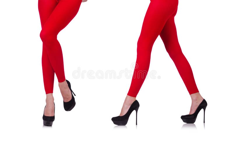 Woman Legs in Long Stockings Stock Photo - Image of elegance, montage ...