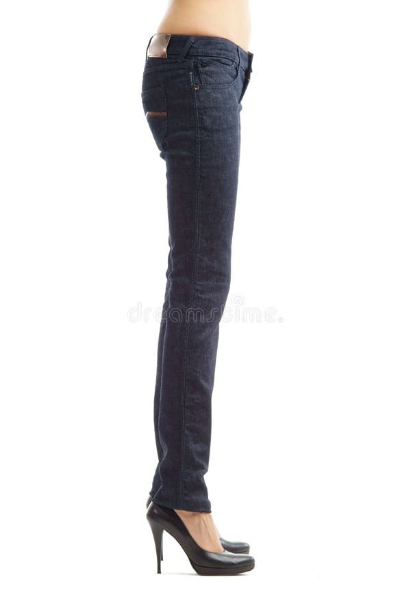 Back View of Woman in Jeans Stock Photo - Image of people, denim: 16157506