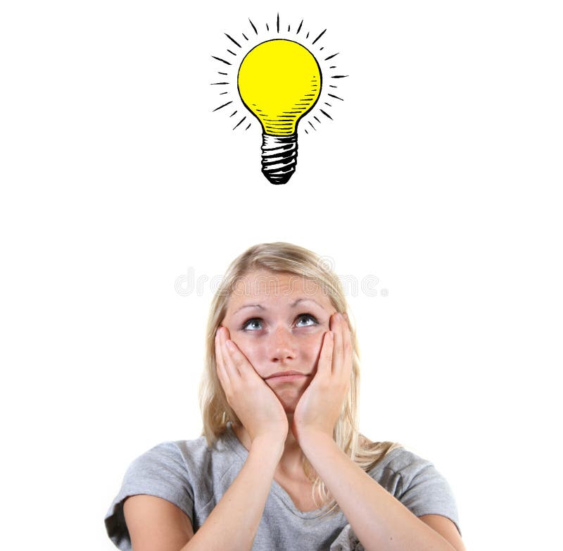 10+ Female looking light above Free Stock Photos - StockFreeImages