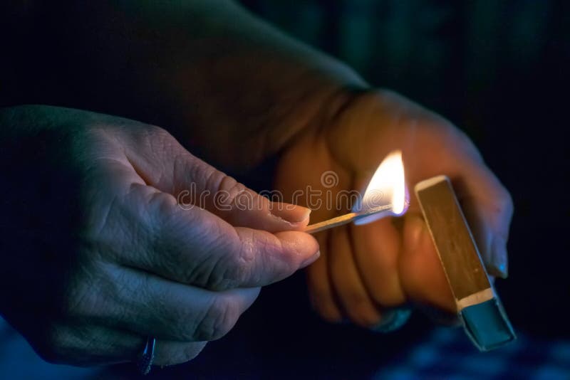 Match fire stock photo. Image of ignition, burning, flame - 131656616