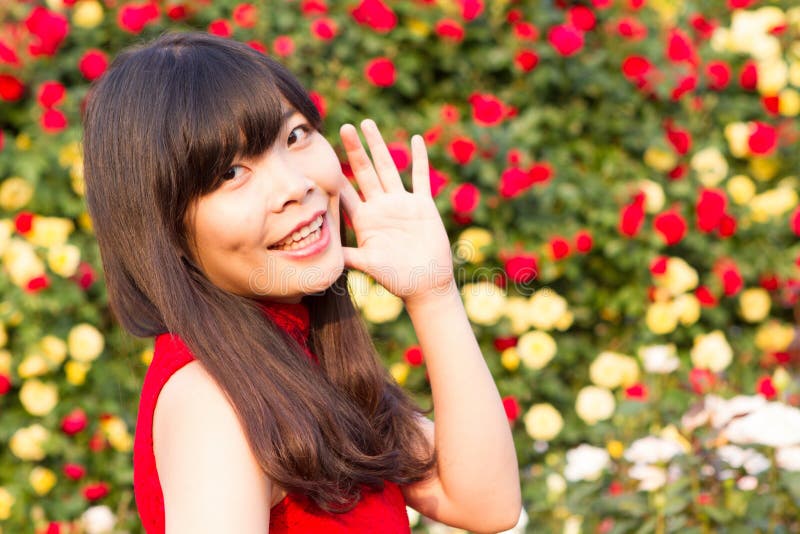 A woman is like a rose stock image. Image of black, asian - 31524333