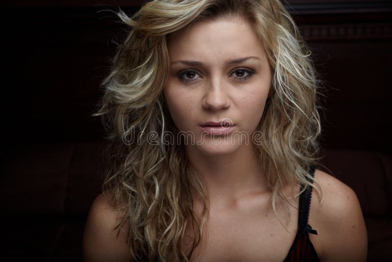 Woman in Lingerie stock photo. Image of blond, confident - 11610286