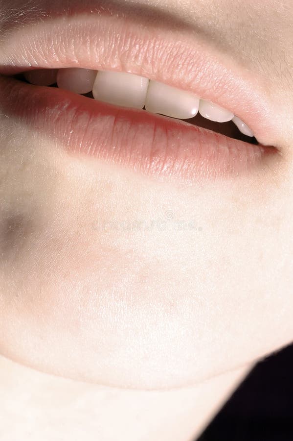 Woman lips stock image. Image of lips, facial, detail, moist - 736517