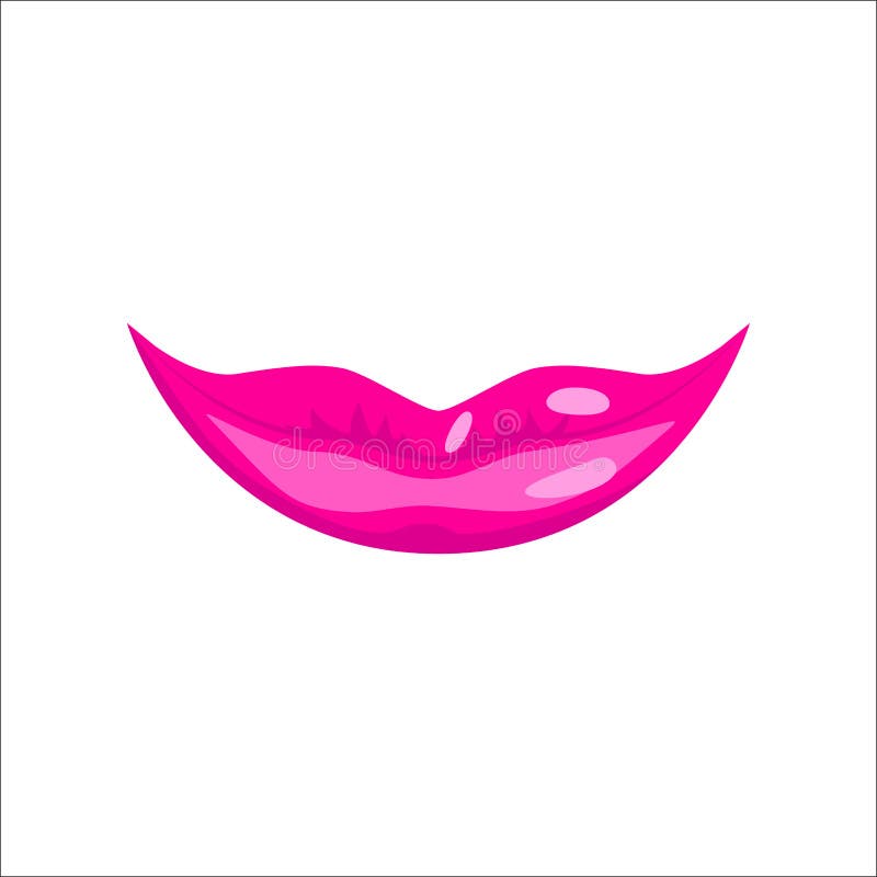 Woman Lips Vector Illustration Stock Vector Illustration Of Human