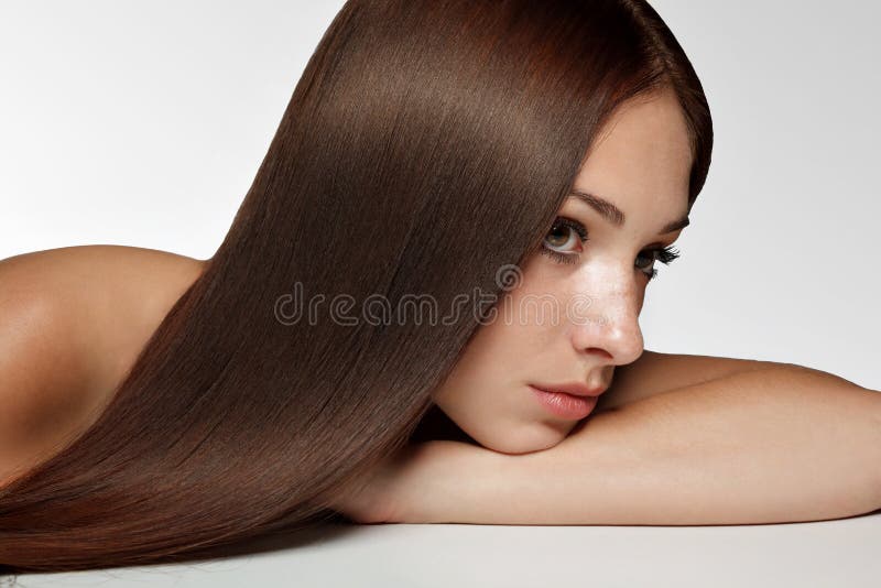 Woman with Long Hair. High Quality Image. Stock Image - Image of girl ...