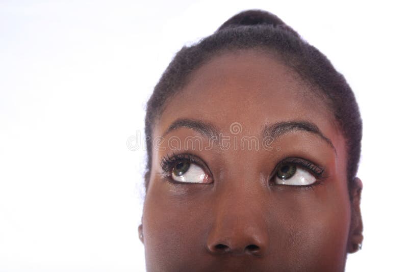 Woman Looking Around stock photo. Image of stares, lady - 814302