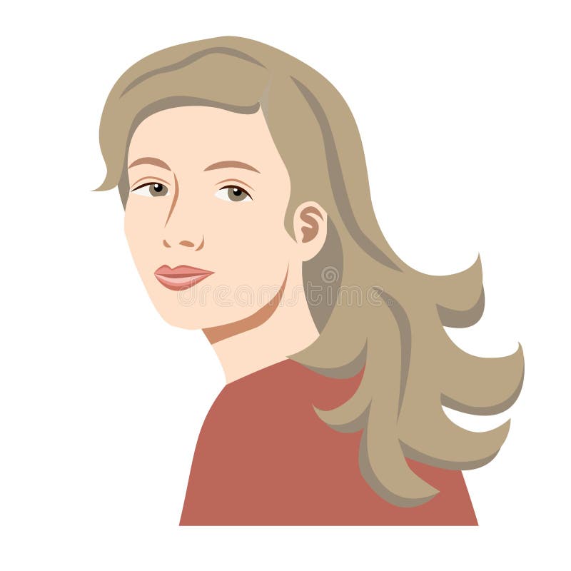 Woman looking back stock vector. Illustration of young - 83113194