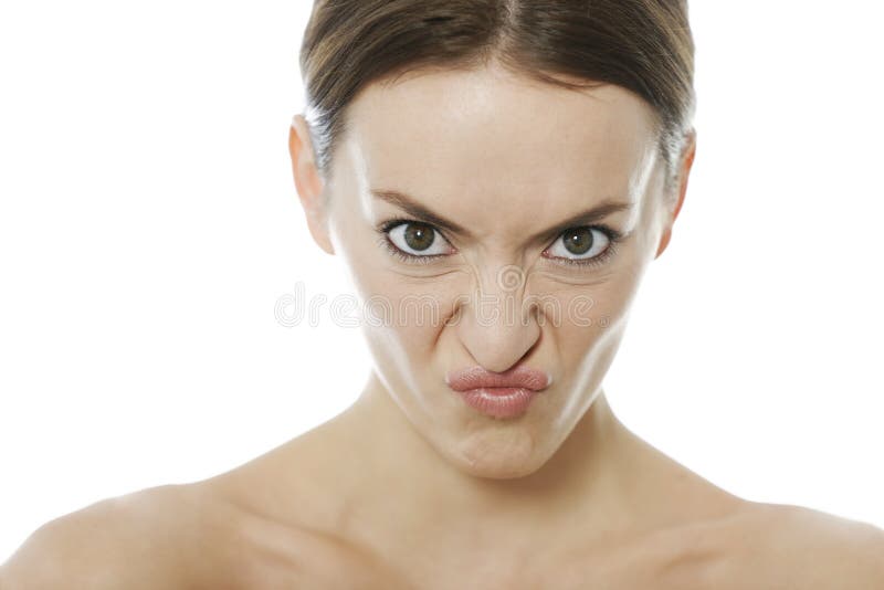Woman looking disgusted stock photo. Image of looking - 56740750