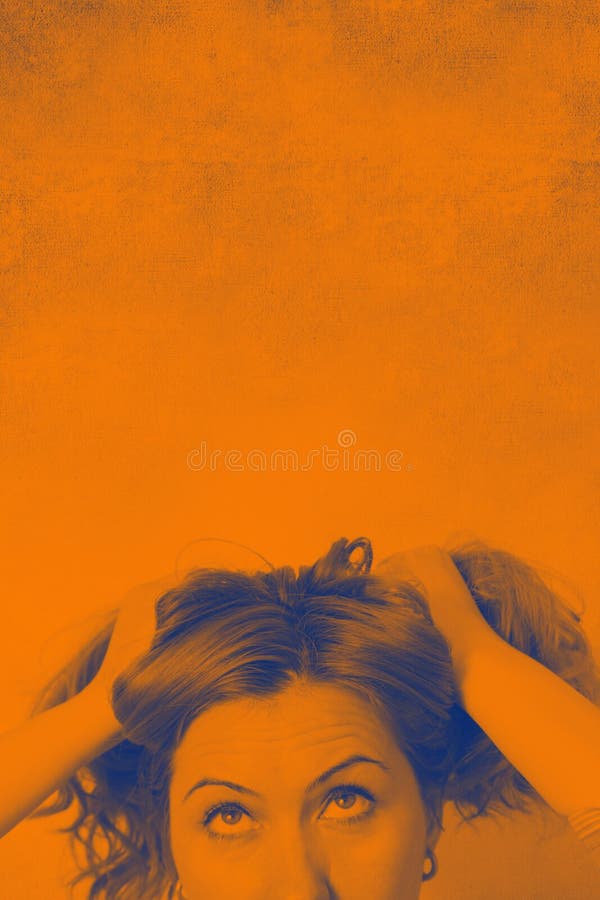 Woman looking up stock photo. Image of health, people - 50146172