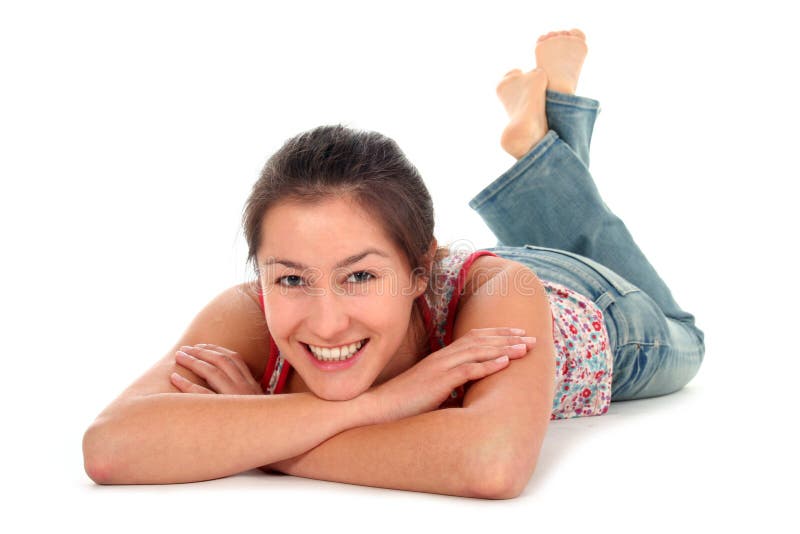 175 Female Lying Down Full Body Isolated Stock Photos - Free & Royalty ...
